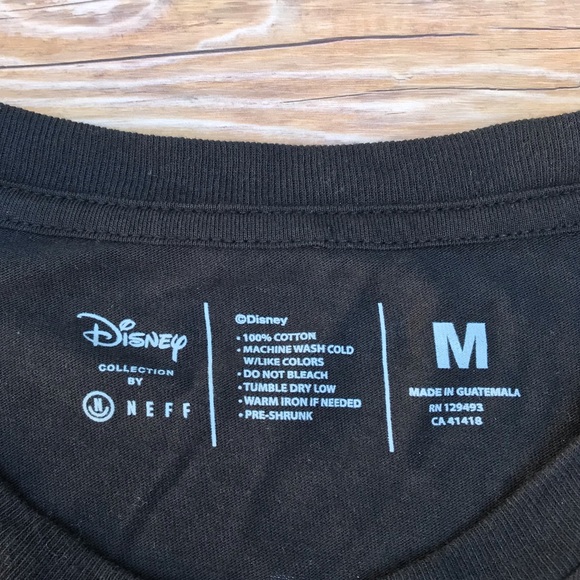Neff | Shirts | Disney By Neff Black Long Sleeve Mickey Mouse Tee ...